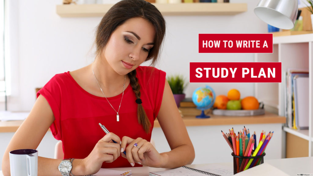 How to Write a Study Plan - SA ASSOCIATES